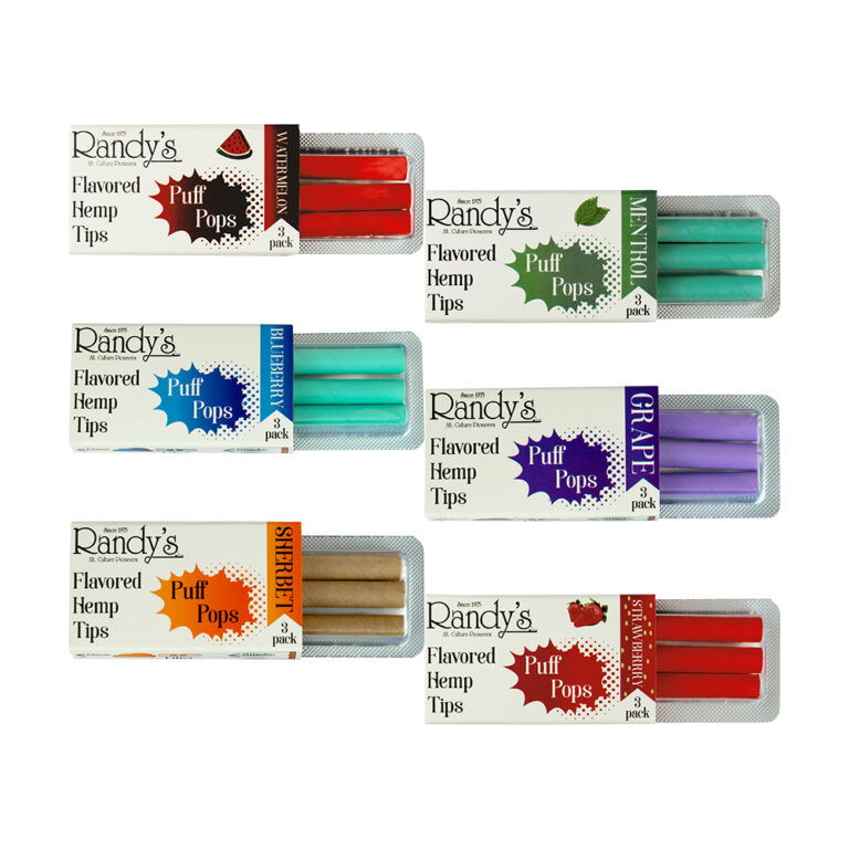 Puff Pops - Flavored Hemp Tips - Randy's